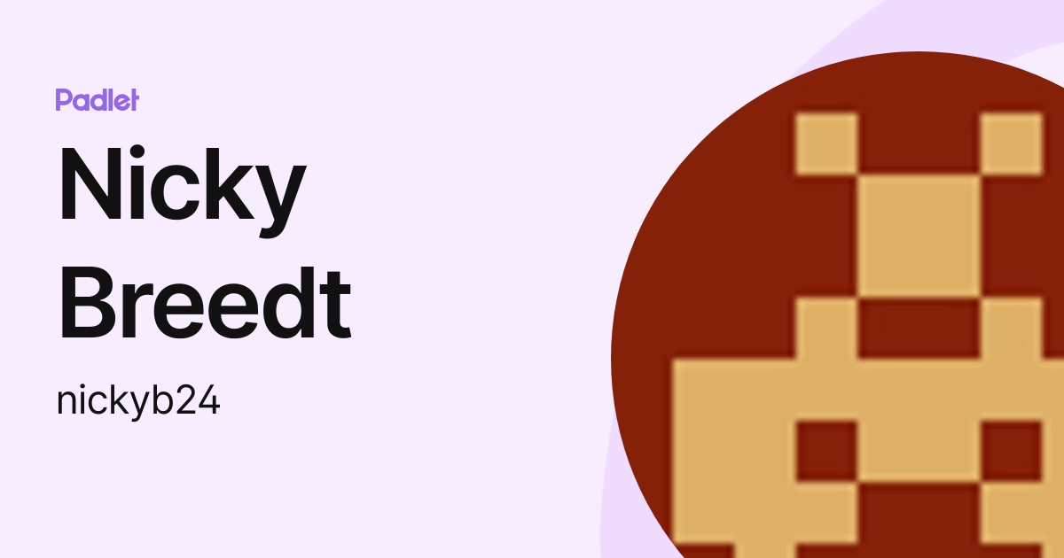 Nicky Breedt (nickyb24) profile | Padlet