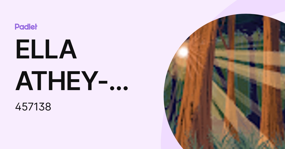 ELLA ATHEY-STAPLETON (457138) profile | Padlet