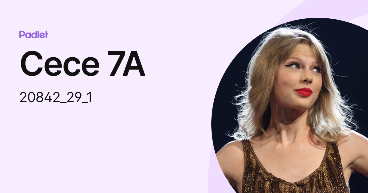 Cece 7A (2084228) profile | Padlet