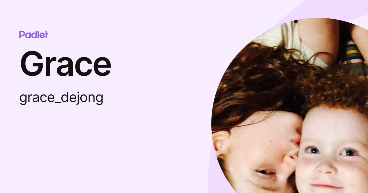 Grace (grace_dejong) profile | Padlet