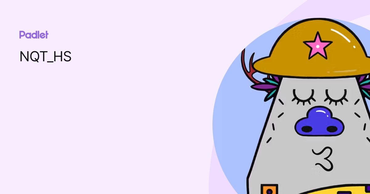 NQT_HS profile | Padlet