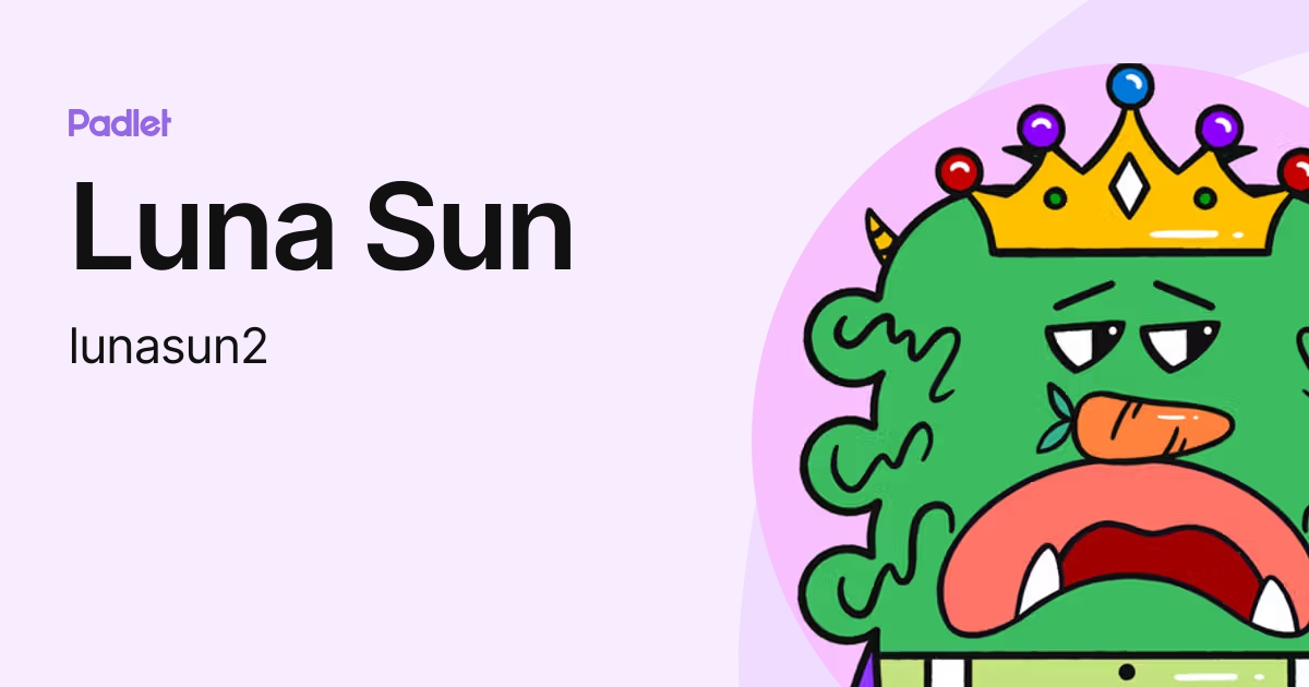 Luna Sun (lunasun2) profile | Padlet