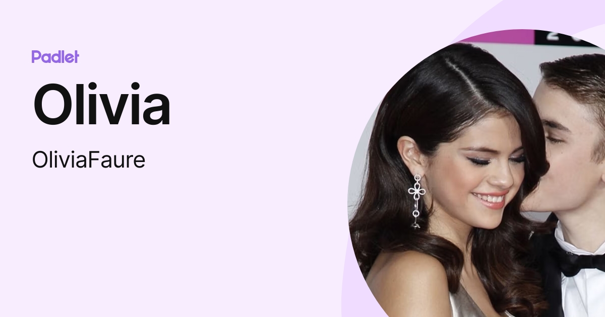 Olivia (OliviaFaure) profile | Padlet