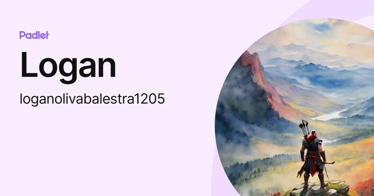 Logan (loganolivabalestra1205) profile | Padlet