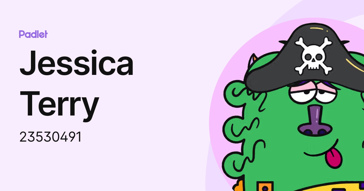 Jessica Terry (23530491) profile | Padlet
