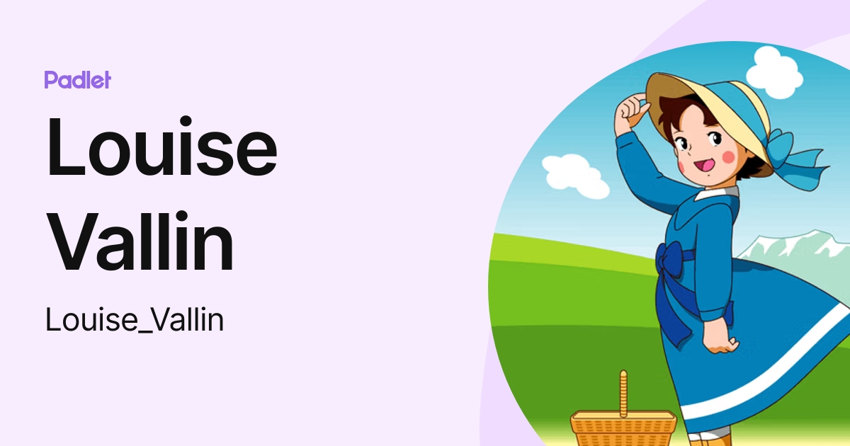 Louise Vallin (Louise_Vallin) profile | Padlet