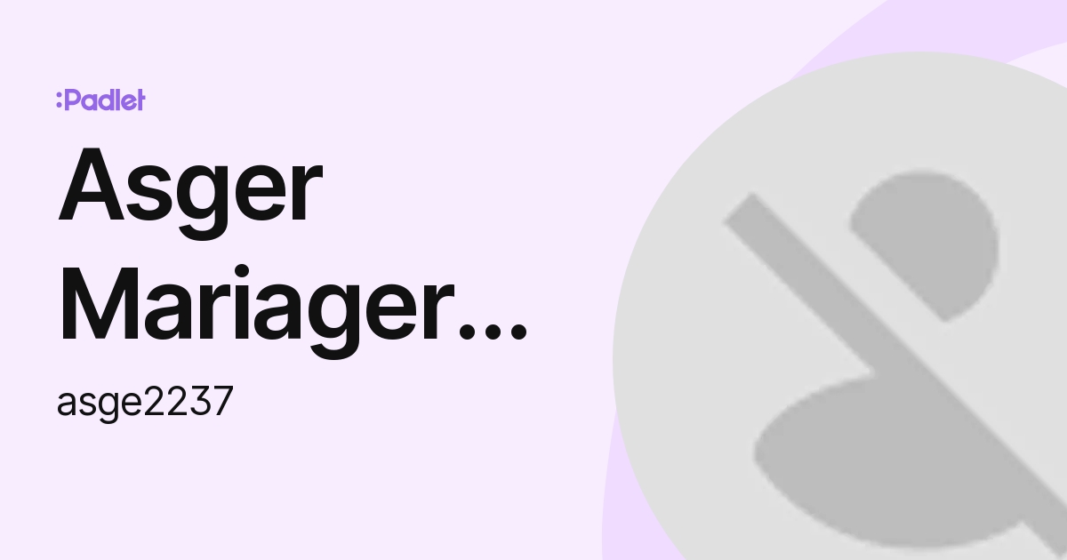 Asger Mariager 7c Kragelundskolen (asge2237) Profile | Padlet