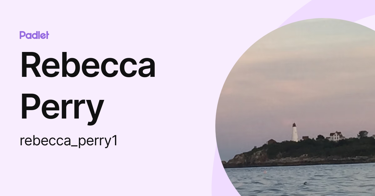 Rebecca Perry (rebecca_perry1) profile | Padlet