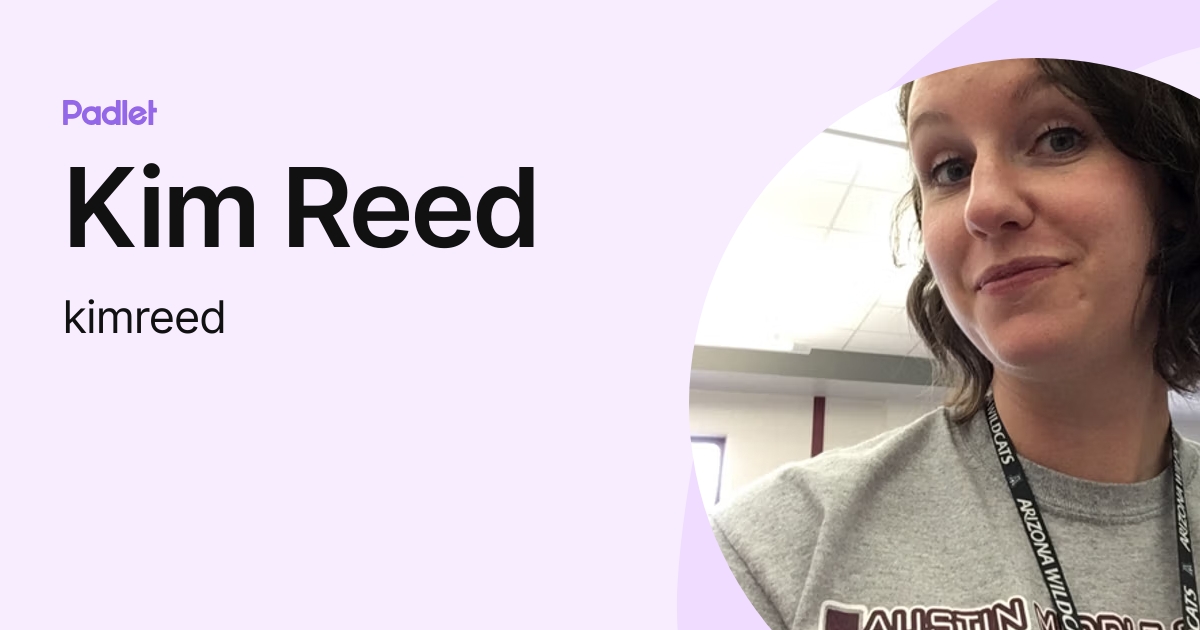 Kim Reed (kimreed) profile | Padlet