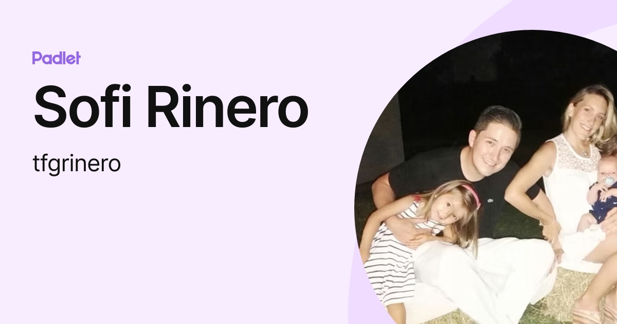 Sofi Rinero (tfgrinero) profile | Padlet