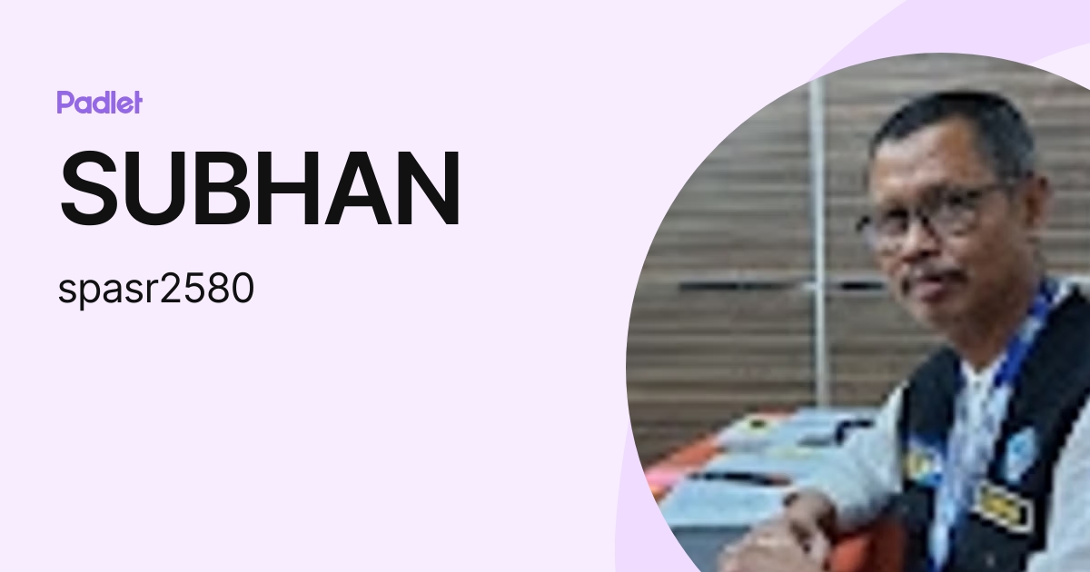 SUBHAN (spasr2580) profile | Padlet
