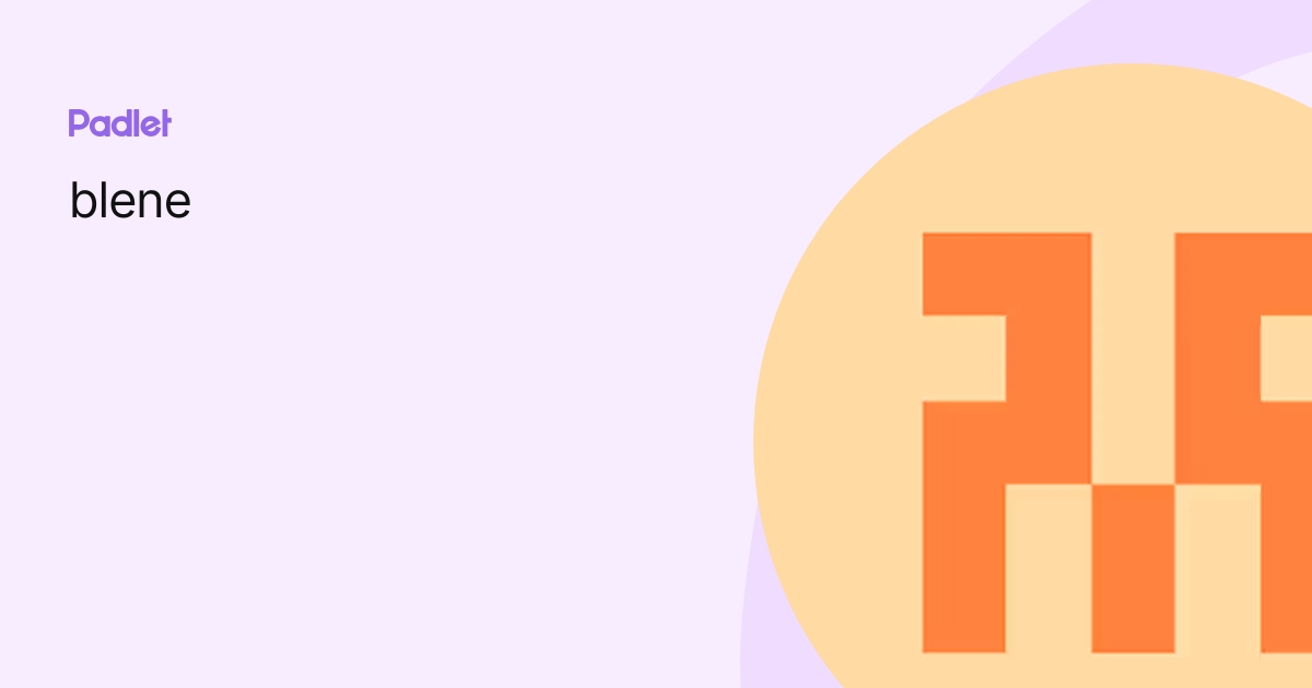 blene profile | Padlet