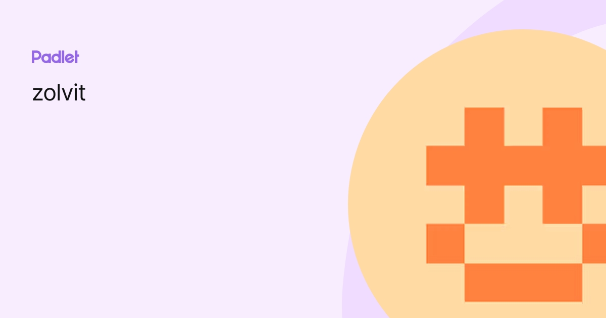 zolvit profile | Padlet
