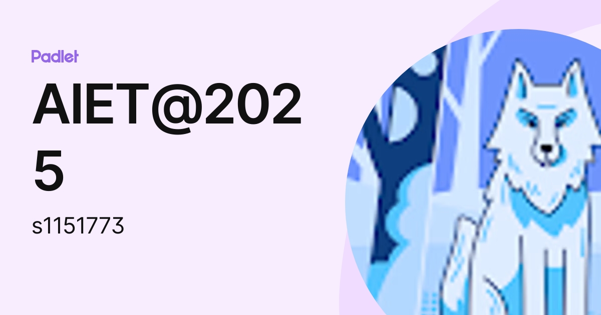 JIACHEN FU (s1151773) profile | Padlet