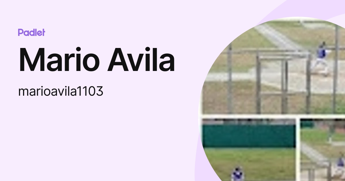Mario Avila (marioavila1103) profile | Padlet
