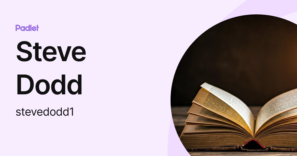 Steve Dodd (stevedodd1) profile | Padlet