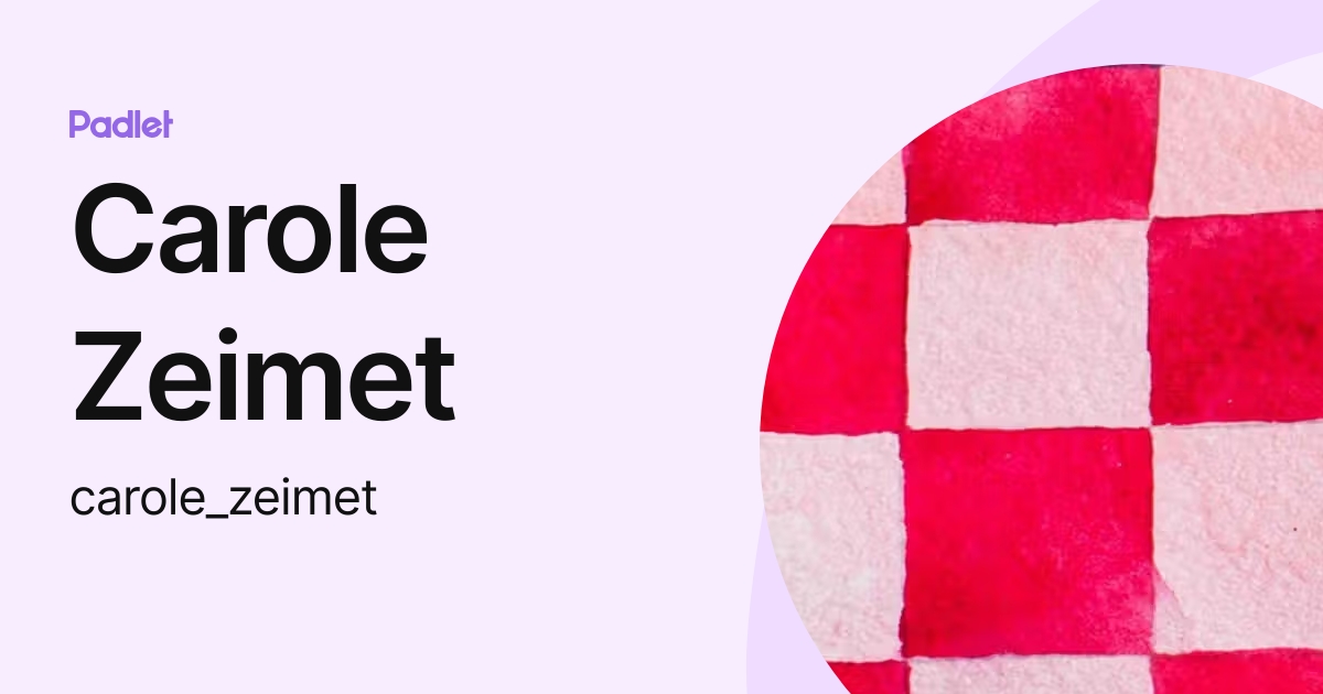 Carole Zeimet (carole_zeimet) profile | Padlet