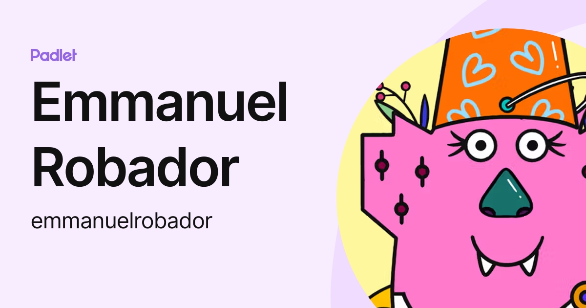 Emmanuel Robador (emmanuelrobador) profile | Padlet