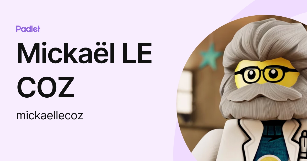 Mickaël LE COZ (mickaellecoz) profile | Padlet