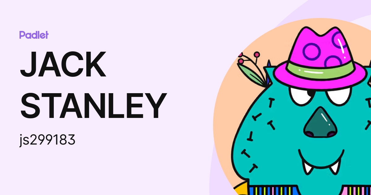 JACK STANLEY (js299183) profile | Padlet