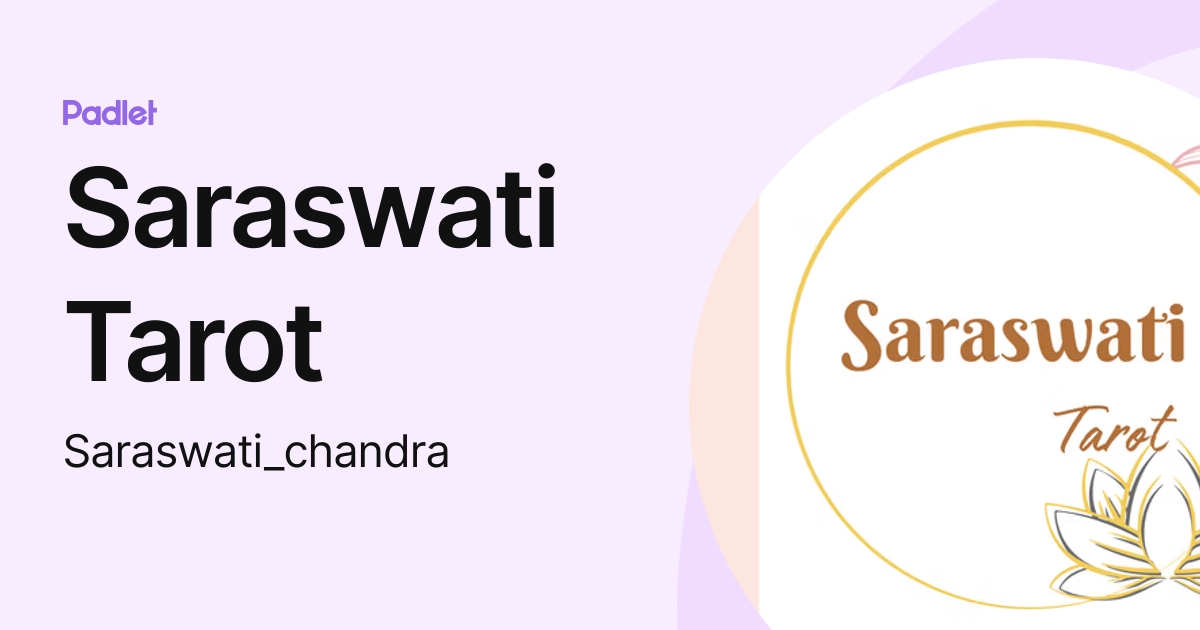Lilja Tarot (liljatarot) profile | Padlet