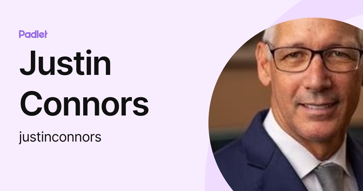 Justin Connors (justinconnors) profile | Padlet