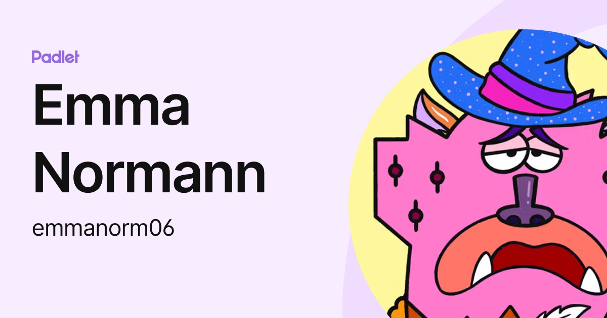 Emma Normann (emmanorm06) profile | Padlet