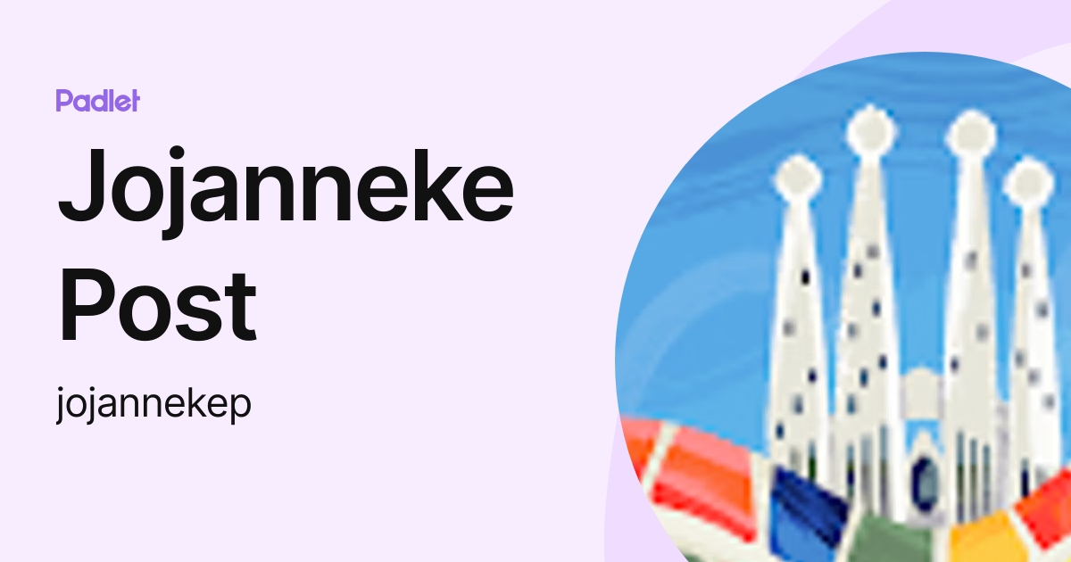 Jojanneke Post (jojannekep) profile | Padlet