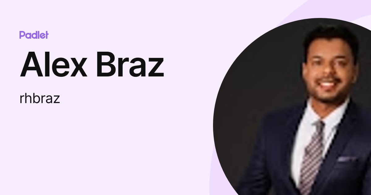 Alex Braz (rhbraz) profile | Padlet
