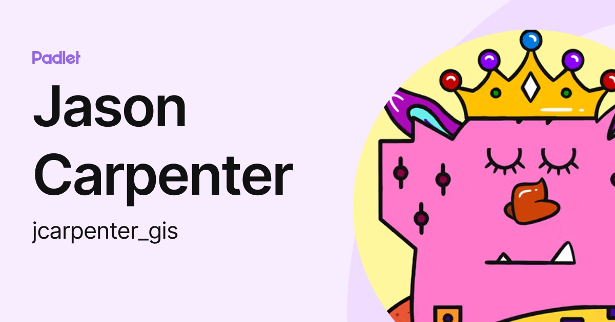 Jason Carpenter (jcarpenter_gis) profile | Padlet