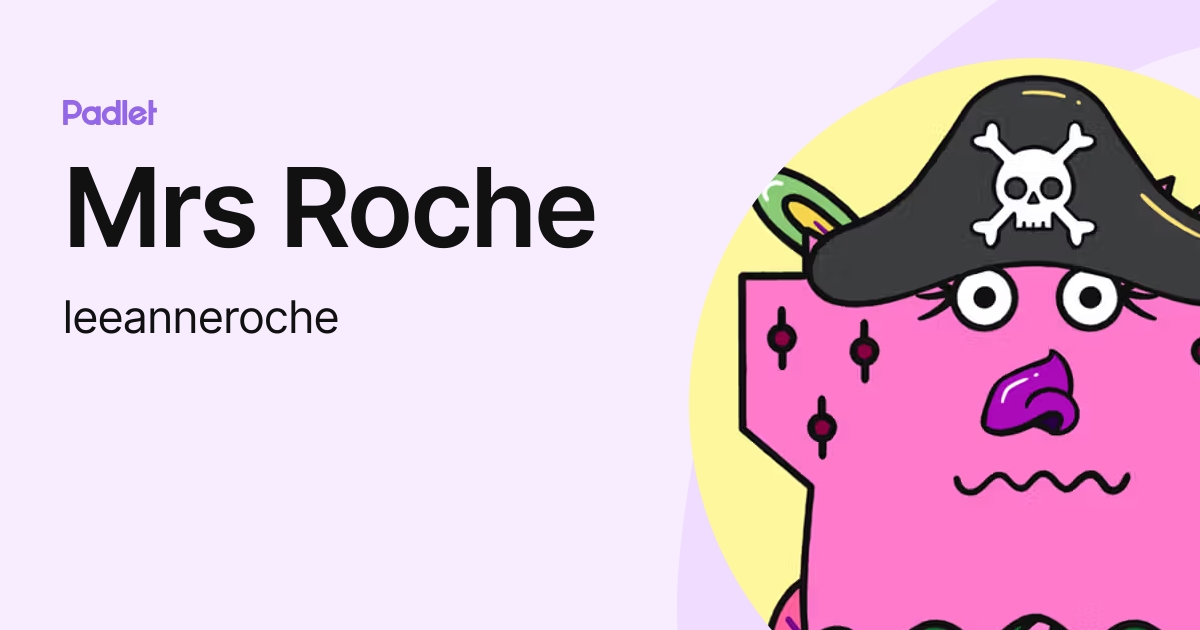Lee-Anne Roche (leeanneroche) profile | Padlet
