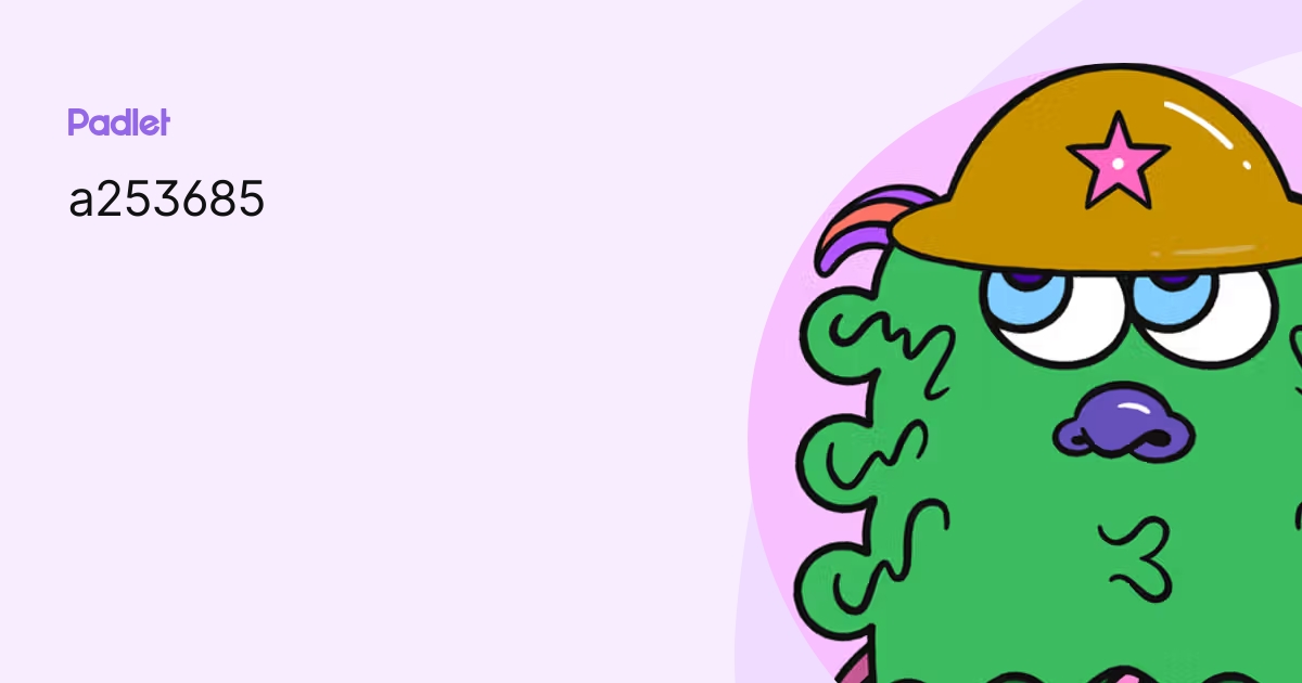 a253685 perfil | Padlet