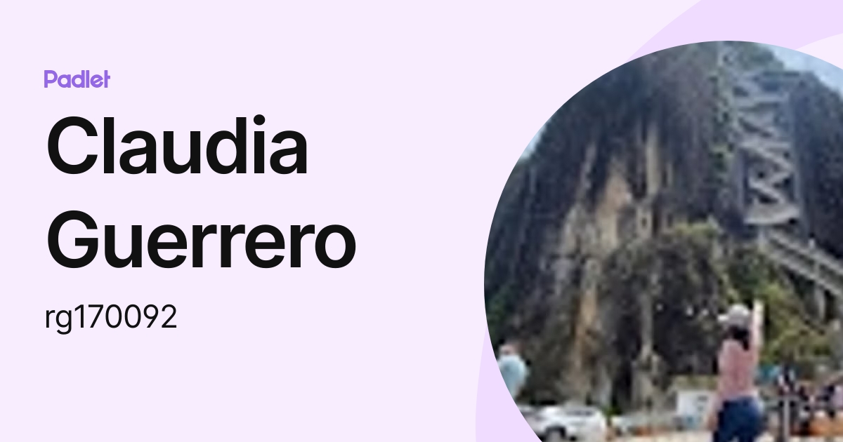 clara guesa (rg170092) profile | Padlet