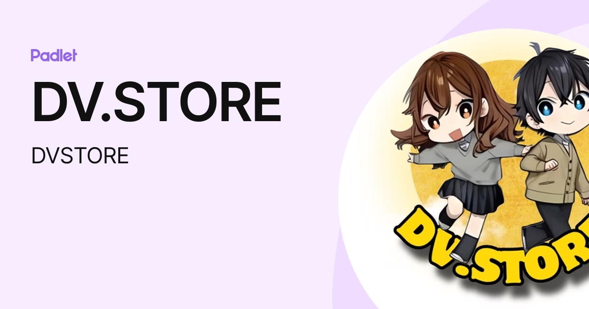 DV.STORE (DVSTORE) profile | Padlet