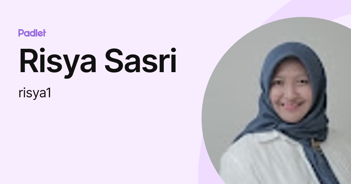 Risya Sasri (risya1) profile | Padlet