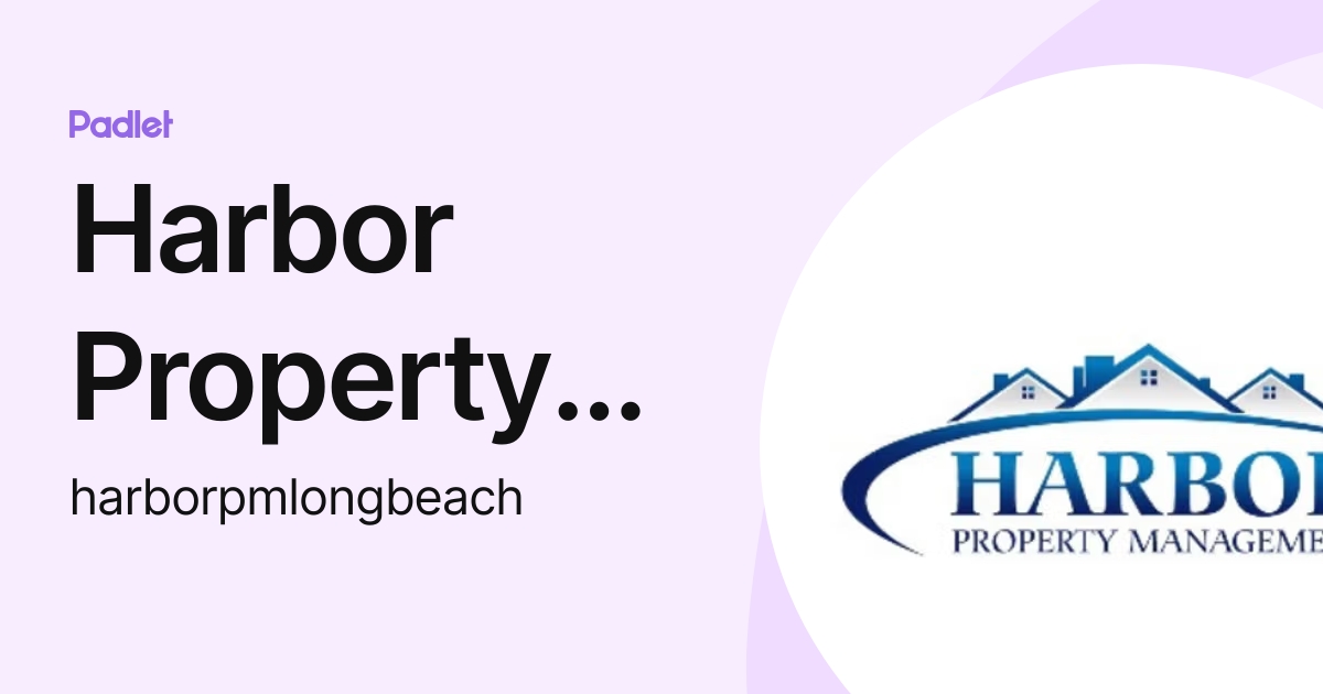 Harbor Property Management - Long Beach (harborpmlongbeach) profile ...