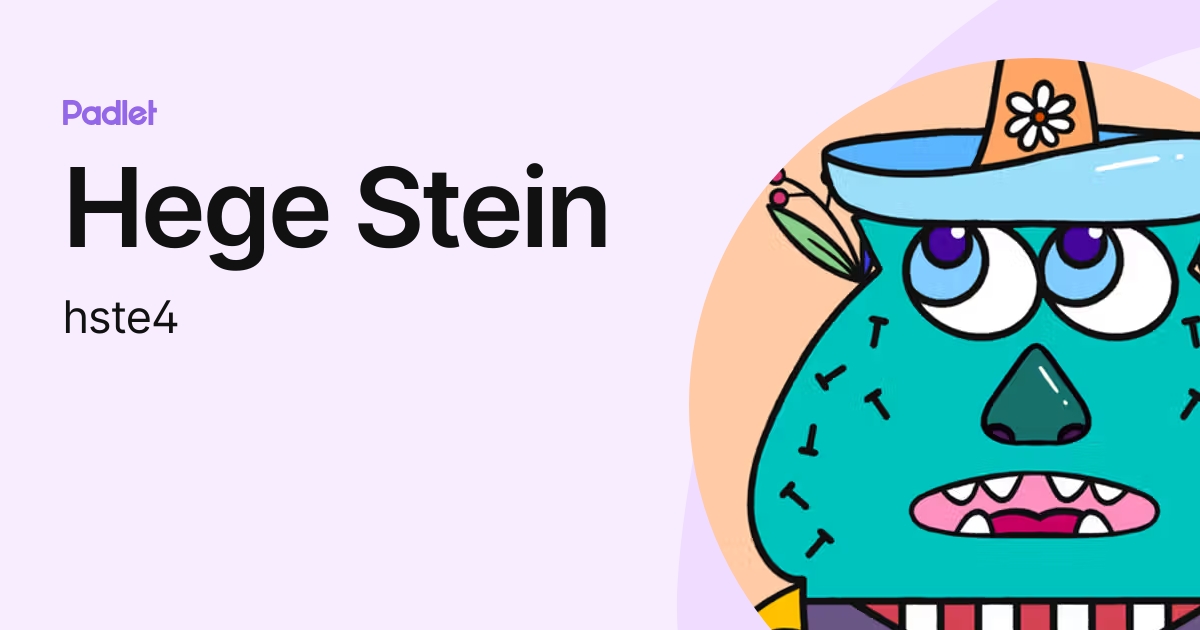 Hege Stein (hste4) profile | Padlet
