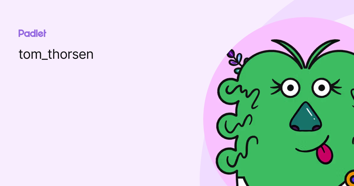 tom_thorsen profile | Padlet