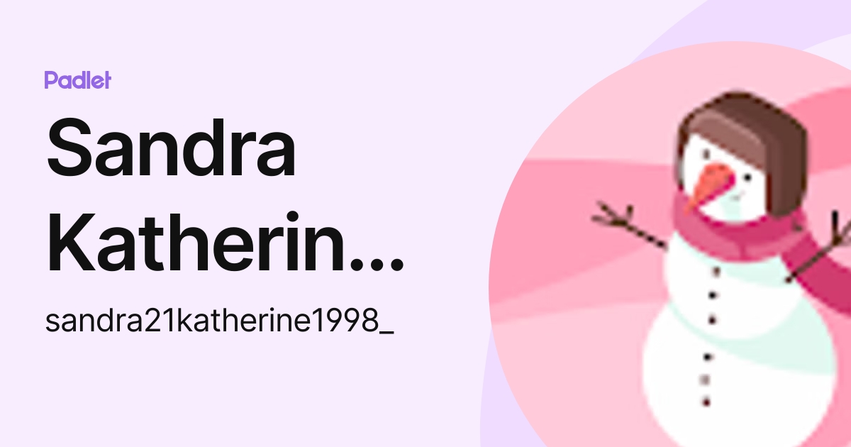 Sandra Katherine Ticona (sandra21katherine1998_) profile | Padlet