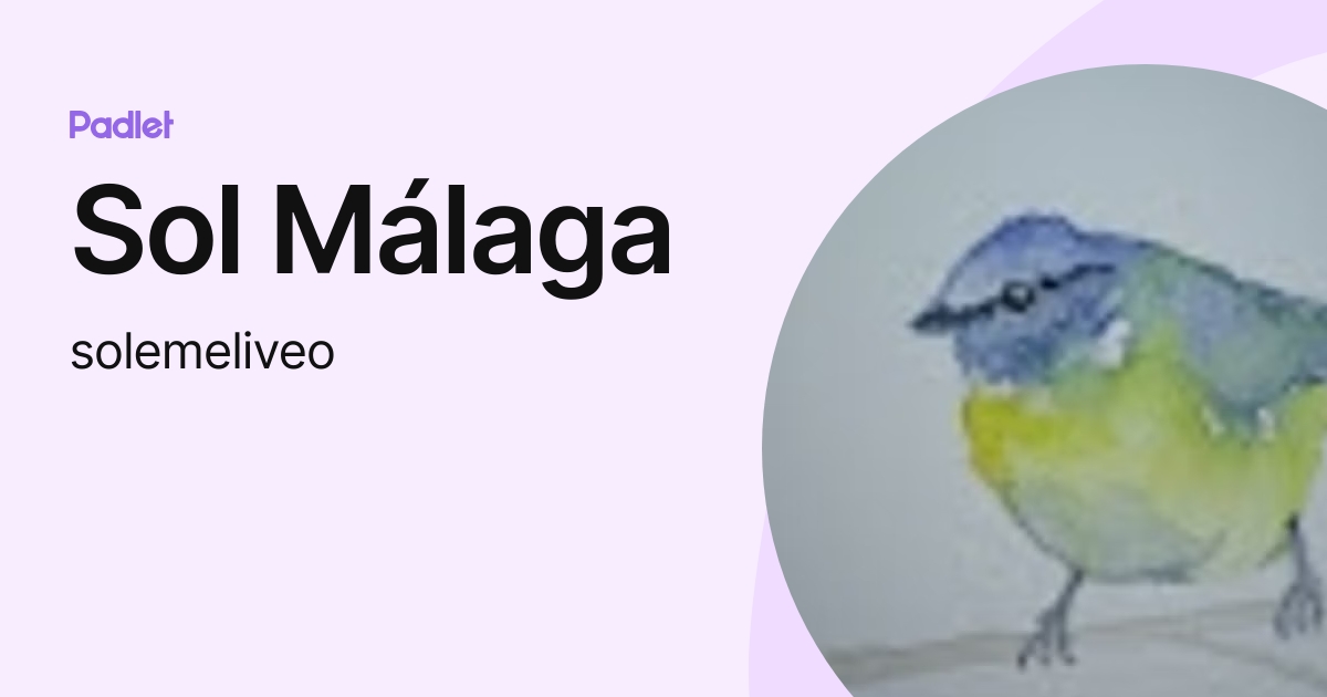 Sol Málaga (solemeliveo) profile | Padlet