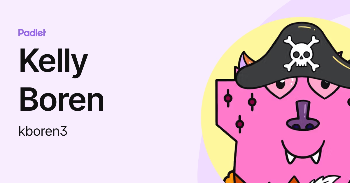 Kelly Boren (kboren3) profile | Padlet