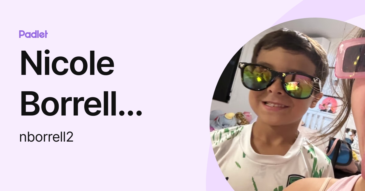 Nicole Borrell Crespo (nborrell2) profile | Padlet