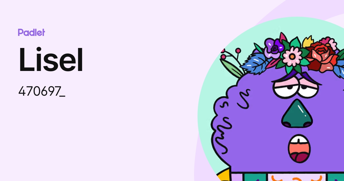 Lisel (470697_) profile | Padlet
