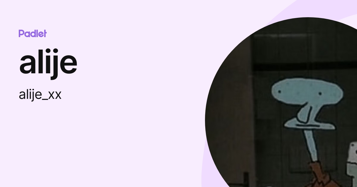 alije (alije_xx) profile | Padlet