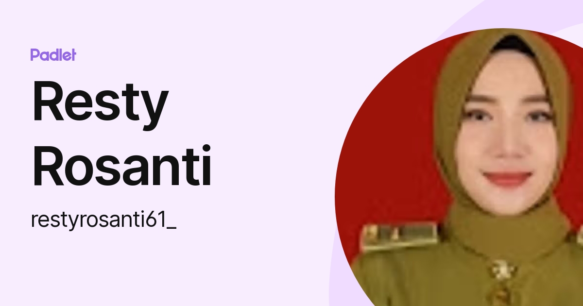 Resty Rosanti (restyrosanti61_) profile | Padlet