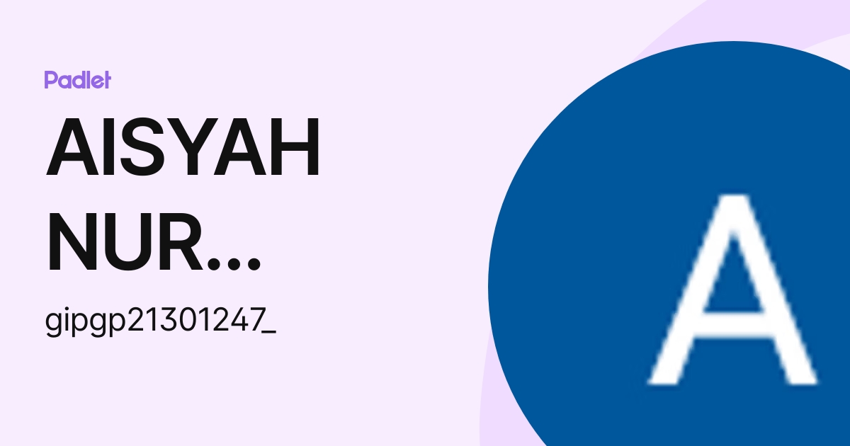 AISYAH NUR SYAFIQAH BINTI AHMAD RAFIQI IPG-Pelajar (gipgp21301247 ...