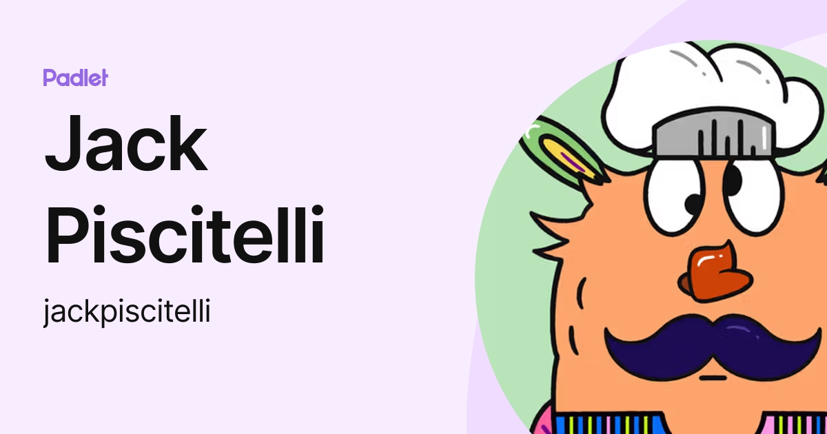 Jack Piscitelli (jackpiscitelli) profile | Padlet