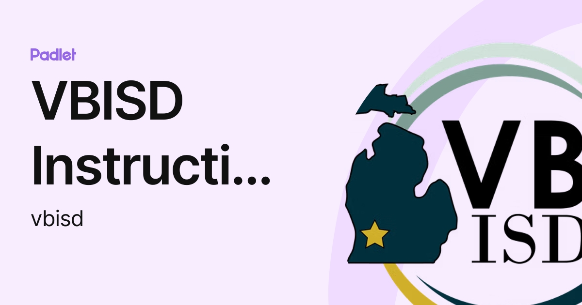 VBISD Instructional Services (vbisd) profile | Padlet