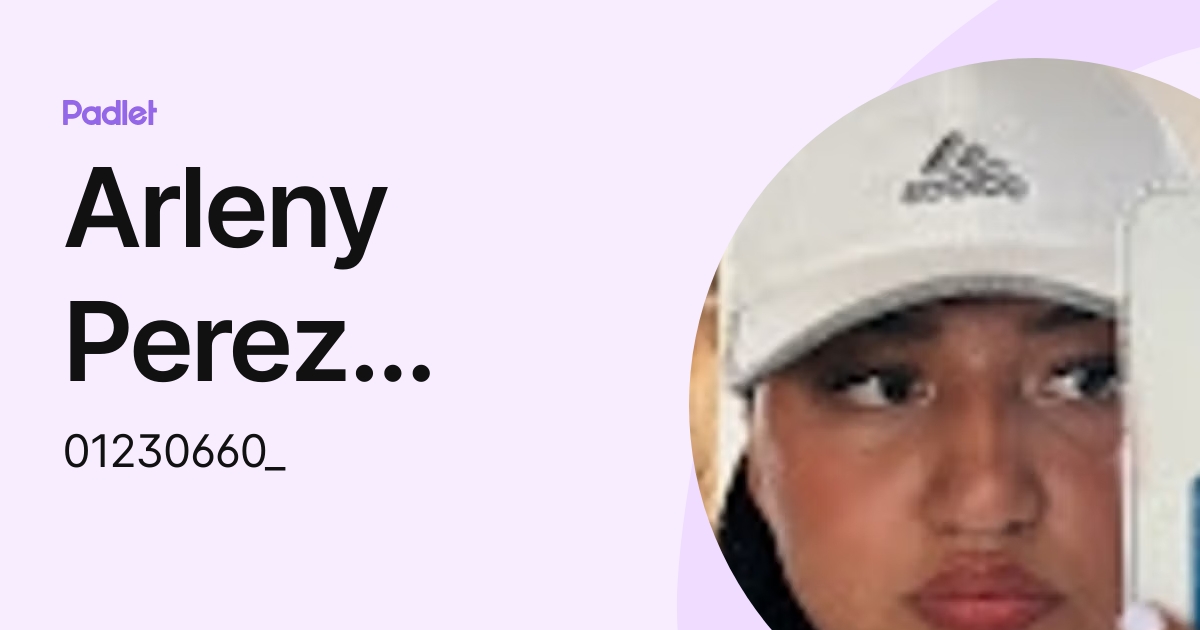 Arleny Perez Medina (01230660_) profile | Padlet