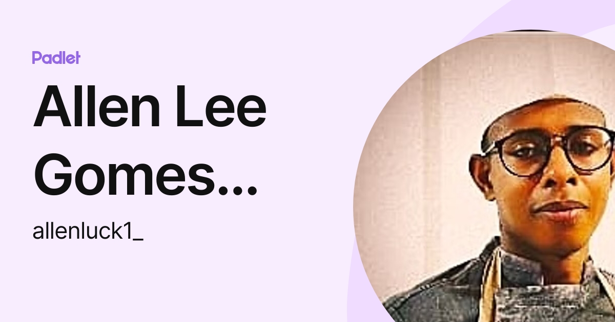 Allen Lee Gomes Trindade (allenluck1_) profile | Padlet